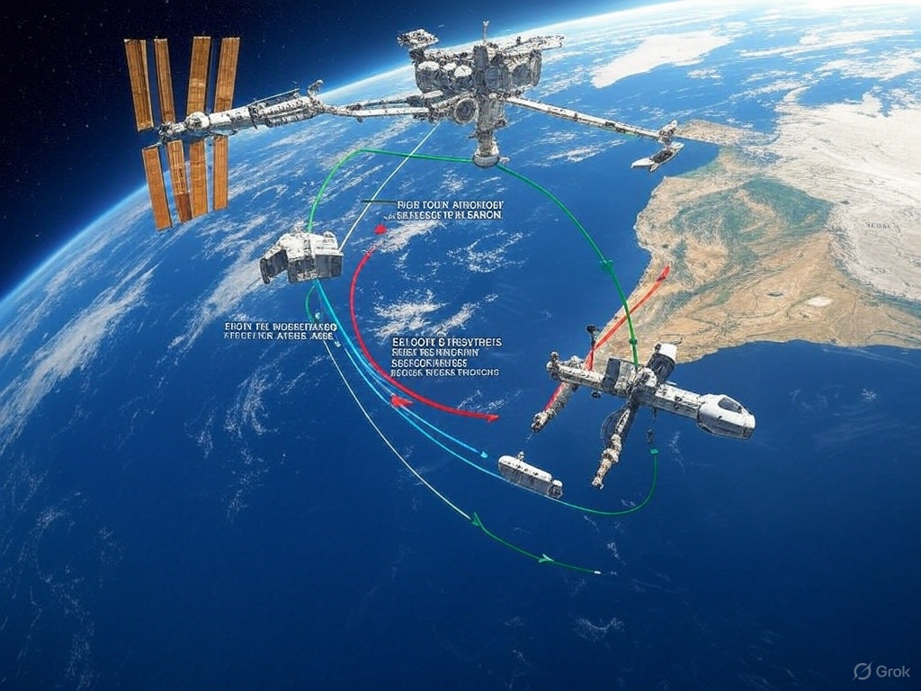 The Journey of SpaceX Crew-10: How Astronauts Transfer to and Return ...