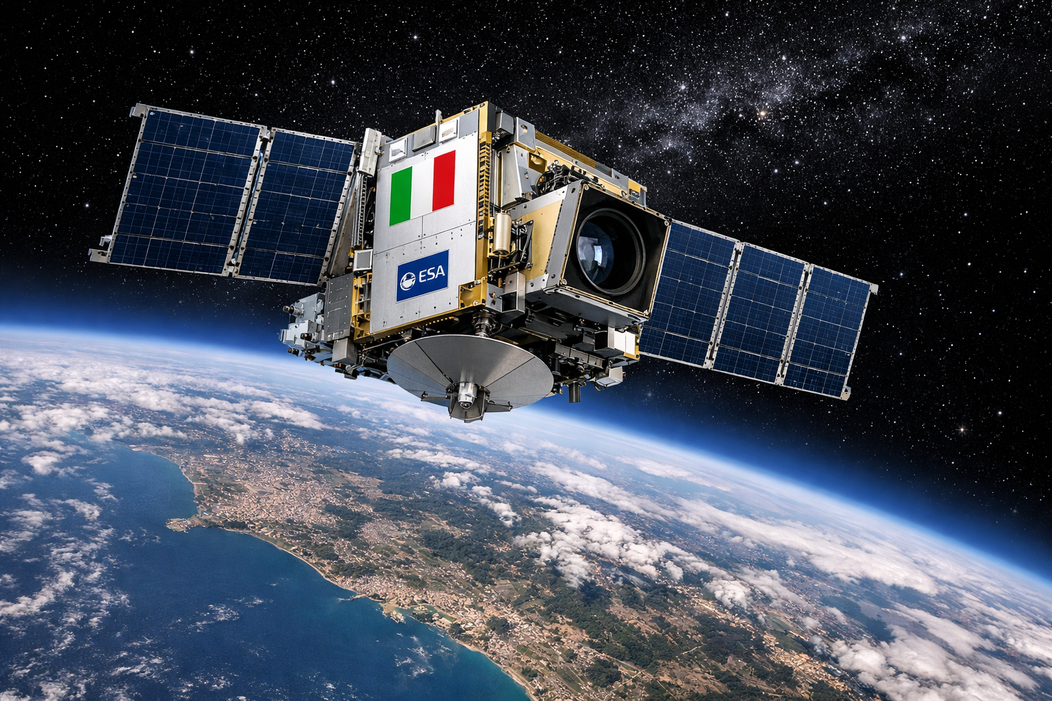 SpaceX Successfully Kicks Off 2026 with a Powerful Italian Earth ...