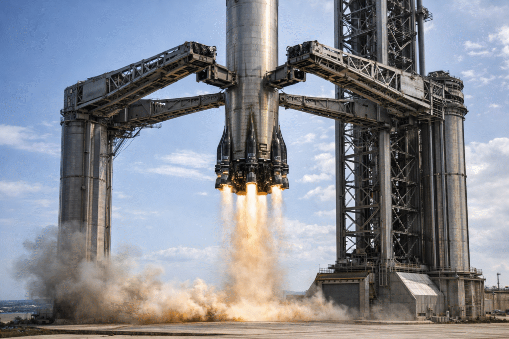 Super Heavy Chopstick Catch: Shocking 30-Ton SpaceX Design Gamble ...